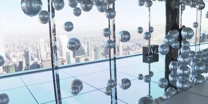 New glass observation deck opens to public in NYC | Myanmar ...