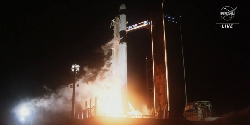 SpaceX rocket launches 4 astronauts towards ISS | Myanmar International TV