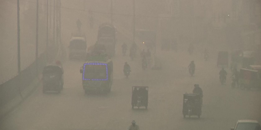 Heavy polluted haze covers urban areas in Pakistan | Myanmar ...