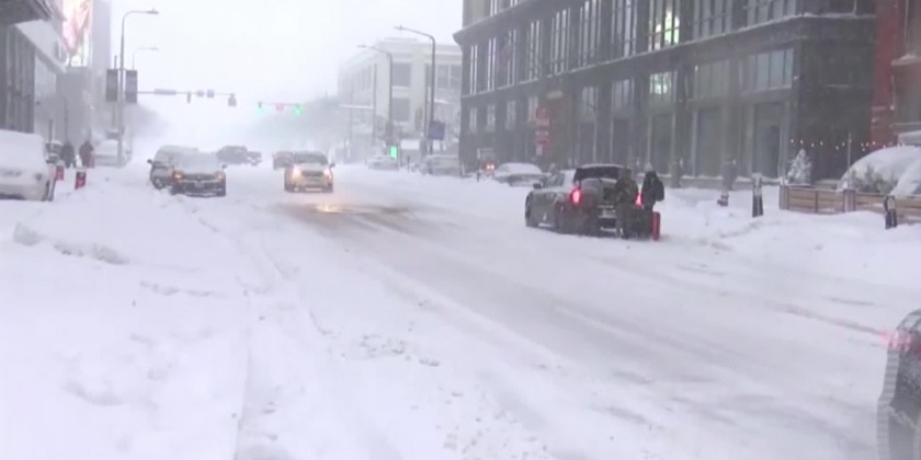 Storm drops deep snow on northeastern US cities | Myanmar International TV