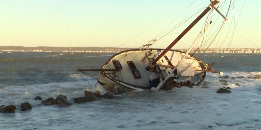 Damage in areas of Denmark after Storm Malik | Myanmar International TV