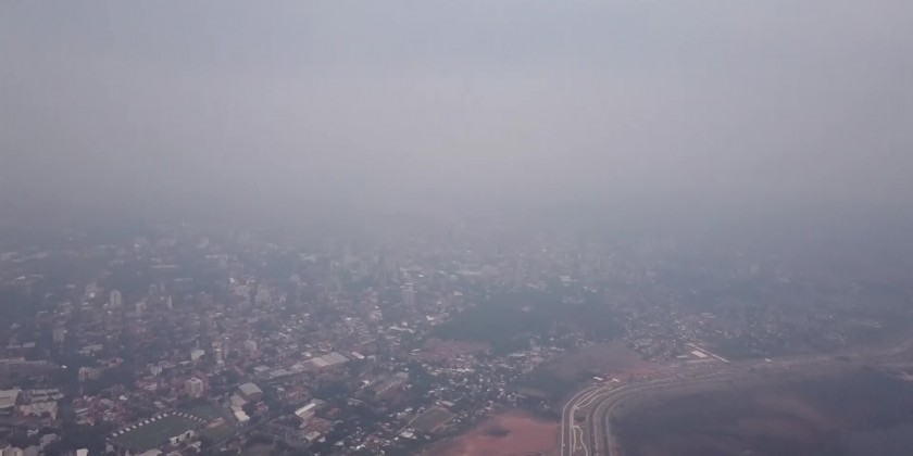 High air pollution in Paraguay due to forest fires | Myanmar ...