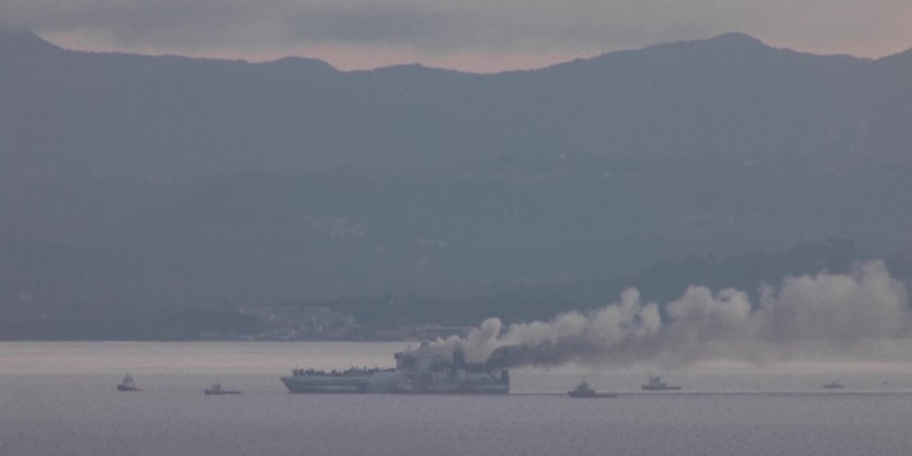 Turkish evacuees of ferry fire leave Corfu; smoking ferry | Myanmar ...