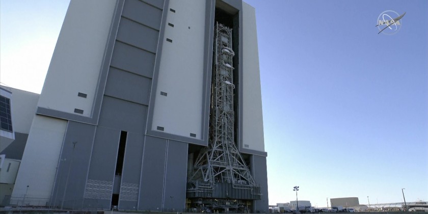 NASA rolls out integrated SLS and Orion spacecraft | Myanmar ...