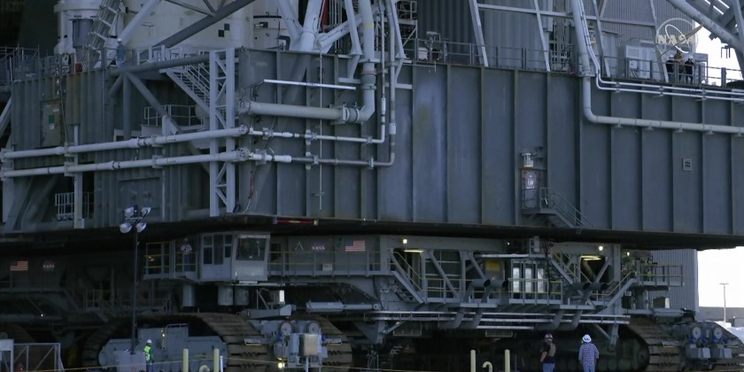 NASA rolls out integrated SLS and Orion spacecraft | Myanmar ...