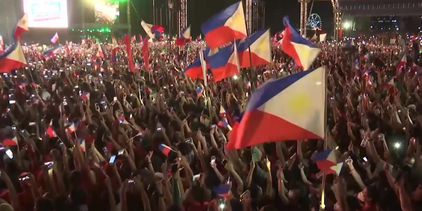 Thousands attend final Marcos Jr. rally in Manila | Myanmar ...