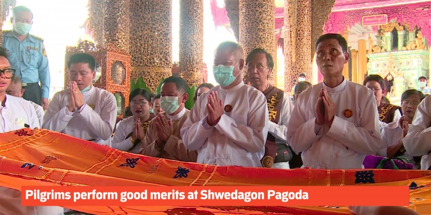 Dhammacakka Day: Pilgrims Perform Meritorious Deeds at Shwedagon Pagoda ...