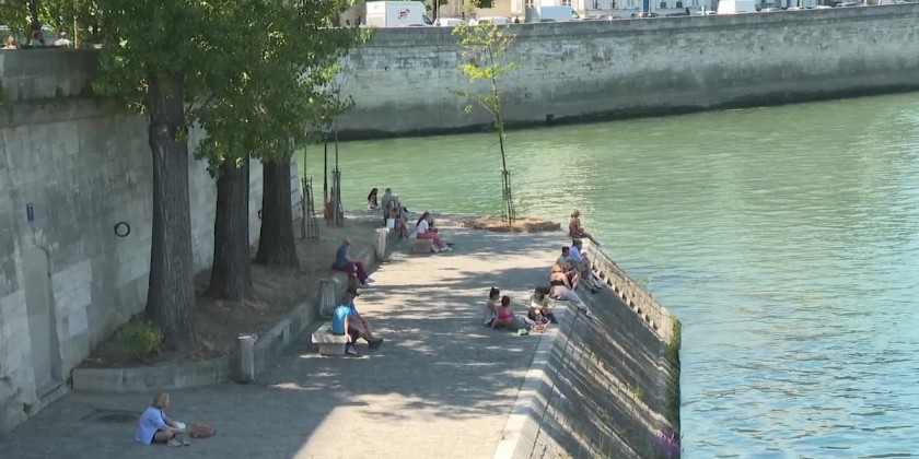 Parisians swelter in French heat wave | Myanmar International TV