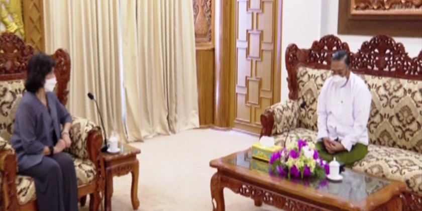 Special Envoy’s Visit To Myanmar: MoFA Union Minister Receives UNSG’s ...