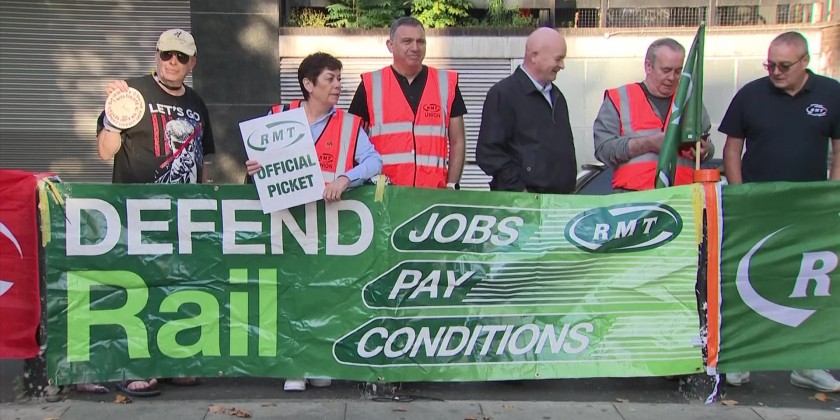 UK trains grind to halt in national rail strike | Myanmar International TV