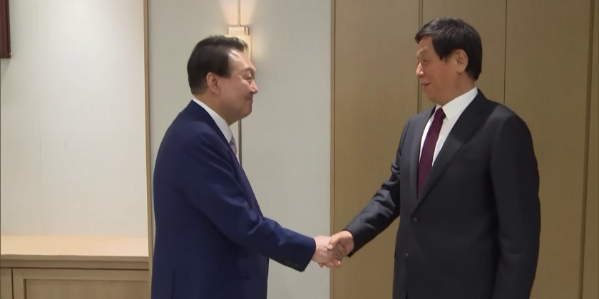 Chinese legislator meets S. Korean president in Seoul | Myanmar ...