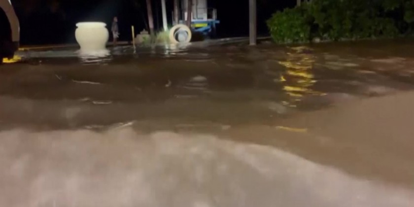 Nicole floods streets in South Florida | Myanmar International TV