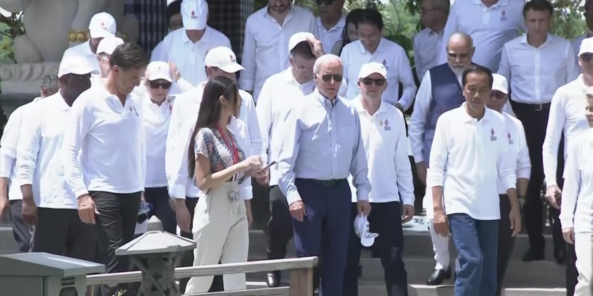 G20 leaders plant trees in mangrove forest | Myanmar International TV