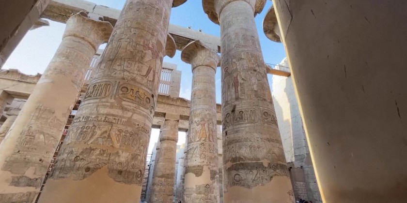 Visitors watch sun align with ancient Luxor temple | Myanmar ...