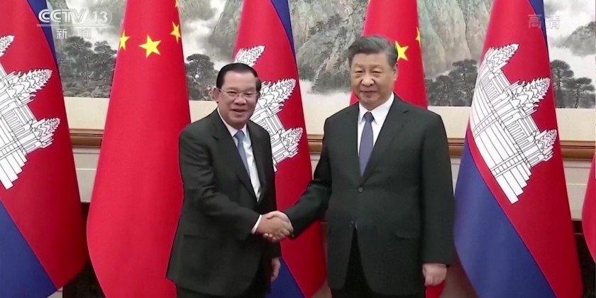 Cambodia's Hun Sen meets China's Xi in Beijing | Myanmar International TV