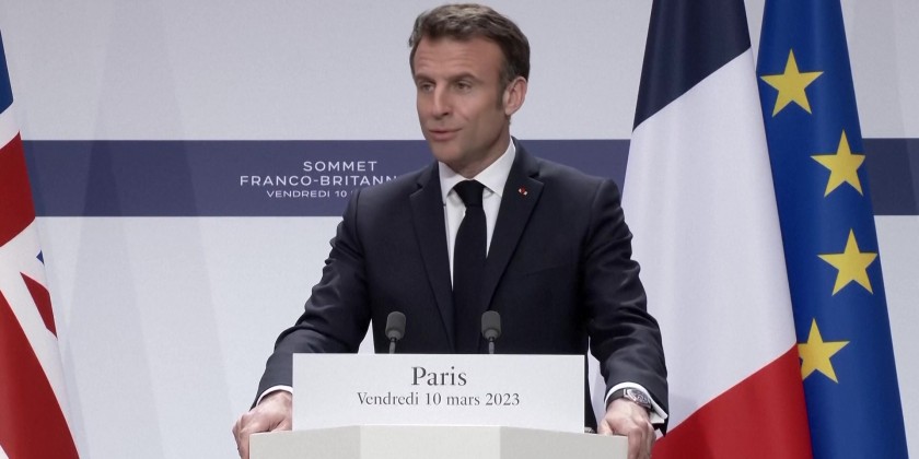Macron speaks after French-UK summit in Paris | Myanmar International TV